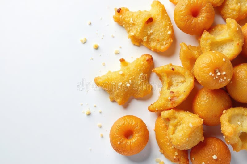 Variety of Processed Snacks on Pristine White Backdrop , Isolated ...