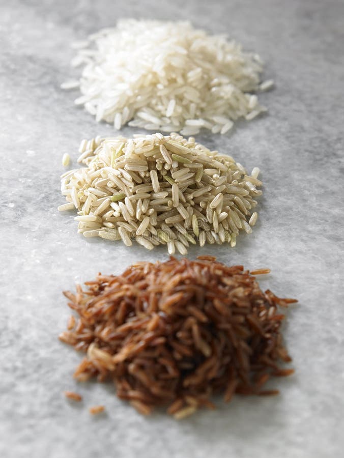 Variety of rice stock image. Image of uncooked, grain - 48461979