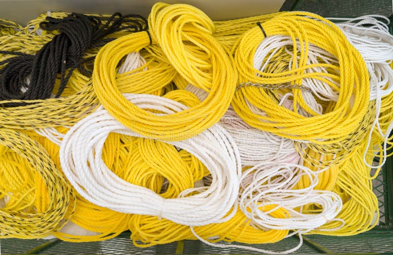 A variety of ropes. stock image. Image of sale, variety - 31696561