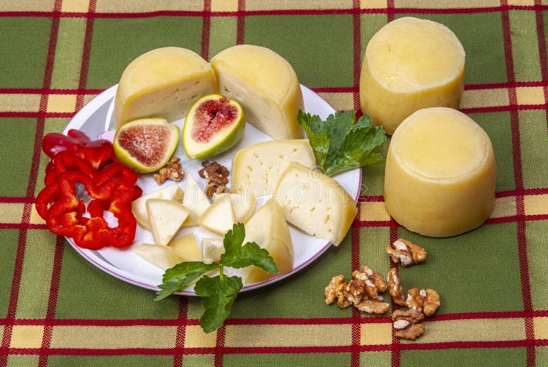 Variety of Sheep Cheeses Presented Stock Photo - Image of gourmet, fine ...