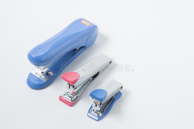 Medium Size Stapler Isolated on a White Background Stock Photo - Image ...
