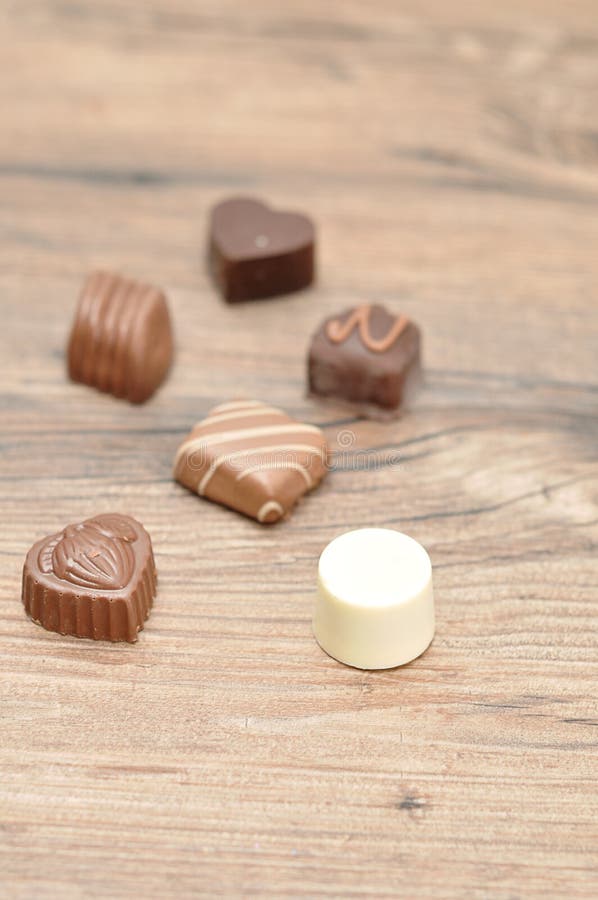 A Variety of Small Chocolates Stock Image - Image of chocolates, tasty ...
