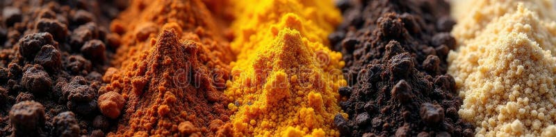 Variety of Soil Samples, Contrasting Textures Displayed, Red Soil ...