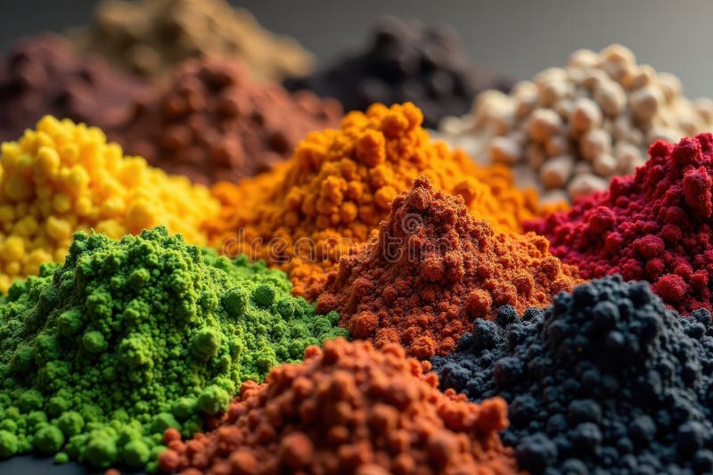 Variety of Soil Types Displayed, Highlighting Differences in Particle ...