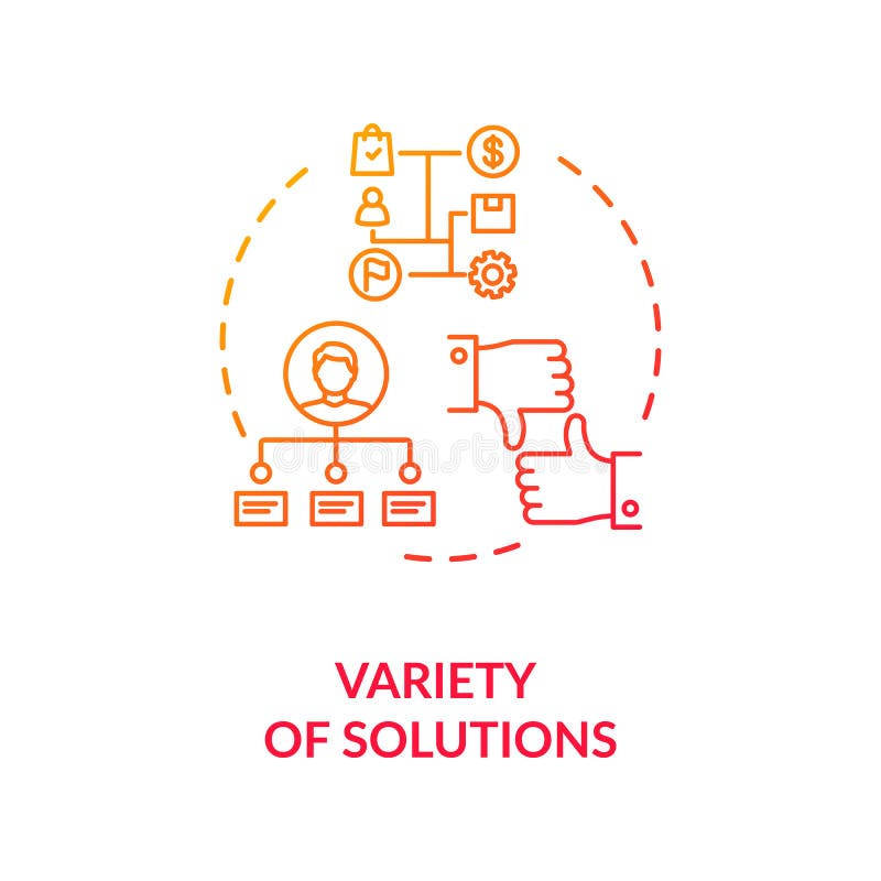 Different Way with SOLUTION Sign Stock Image - Illustration of arrow ...