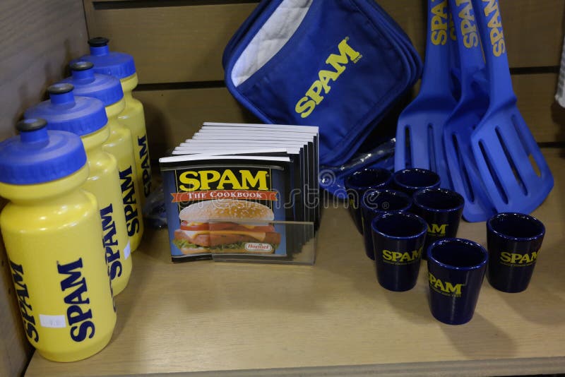 Spam Products On Grocery Store Shelf Editorial Photography - Image of ...