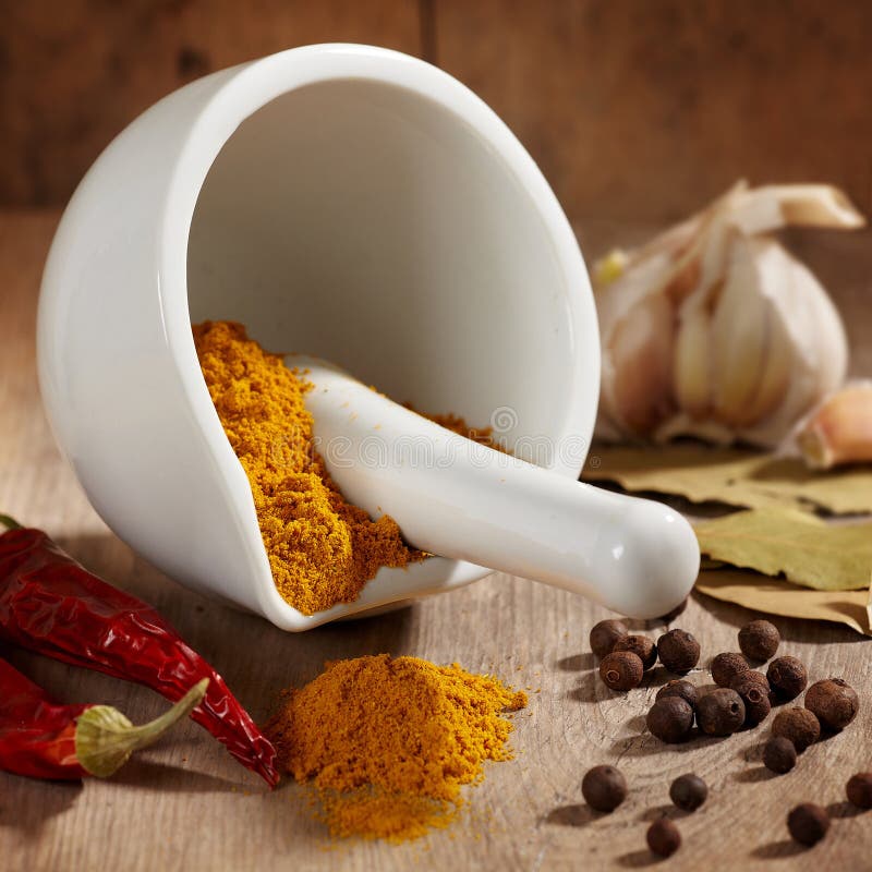 Variety of spices stock image. Image of life, objects - 16692529