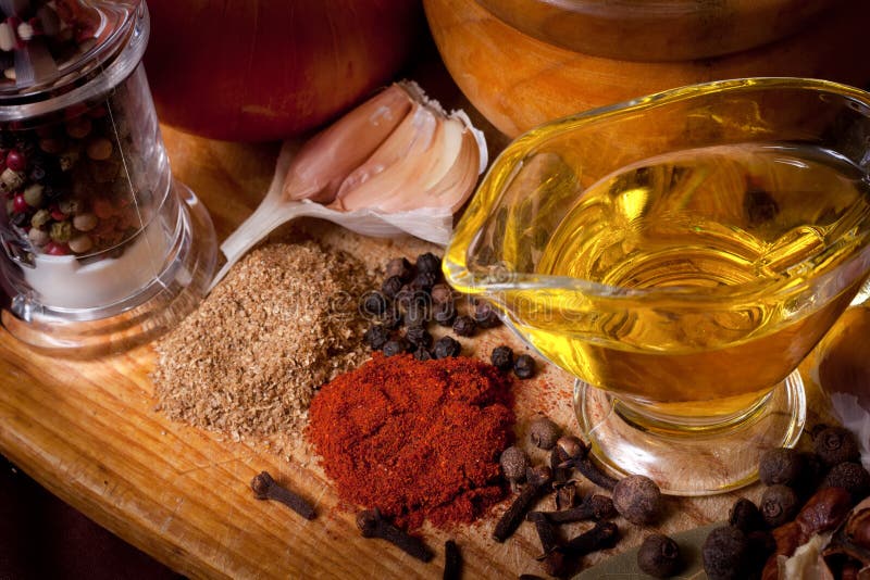 Variety of spices stock image. Image of background, arabian - 22144613