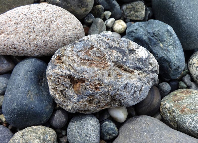 Random Shaped Volcanic Beach Rocks Stock Image - Image of agates ...