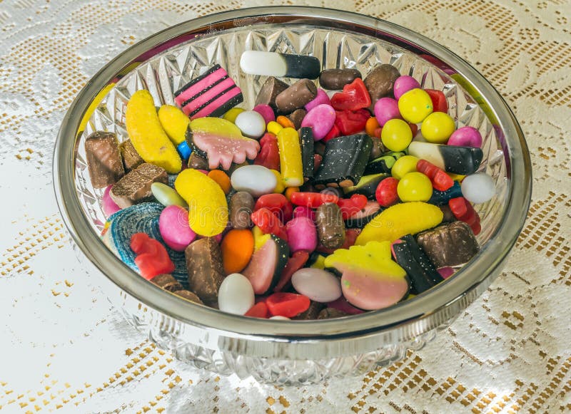 A variety of sweets stock photo. Image of glass, chocolate - 79134250