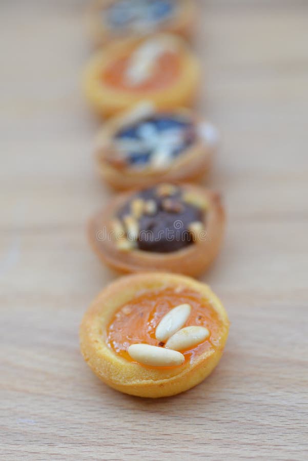 Variety of tarts stock photo. Image of pastries, sugar - 72827526
