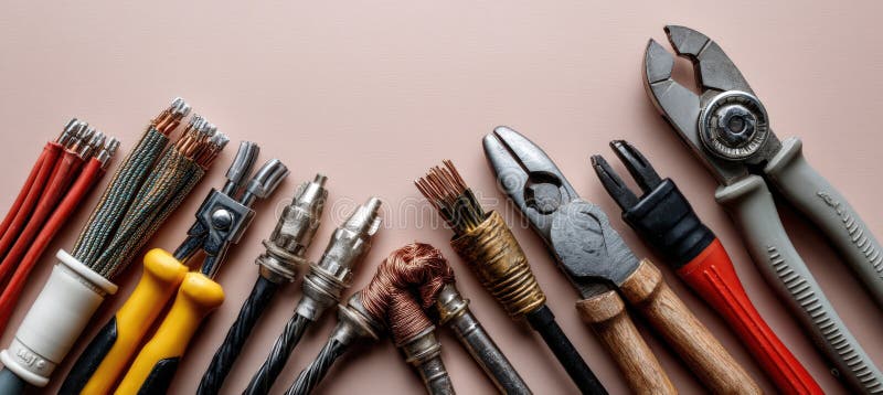 A Variety of Tools are Meticulously Arranged in a Circular Formation on ...