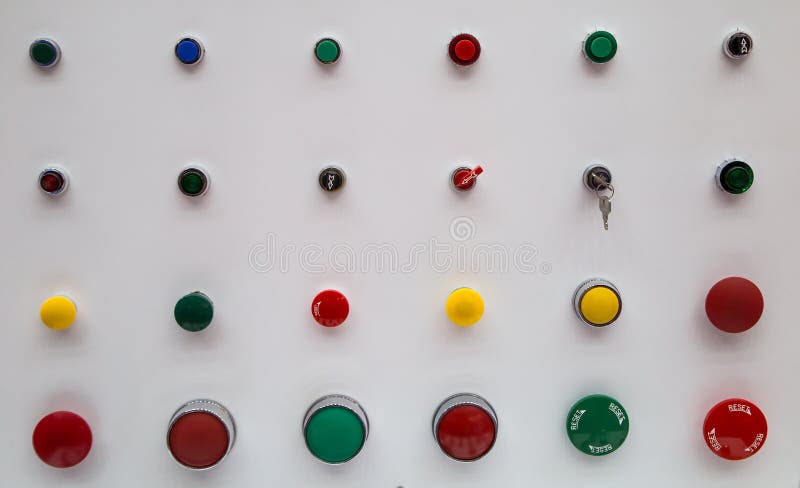 Buttons Start-Stop panel stock image. Image of alarm - 104856529