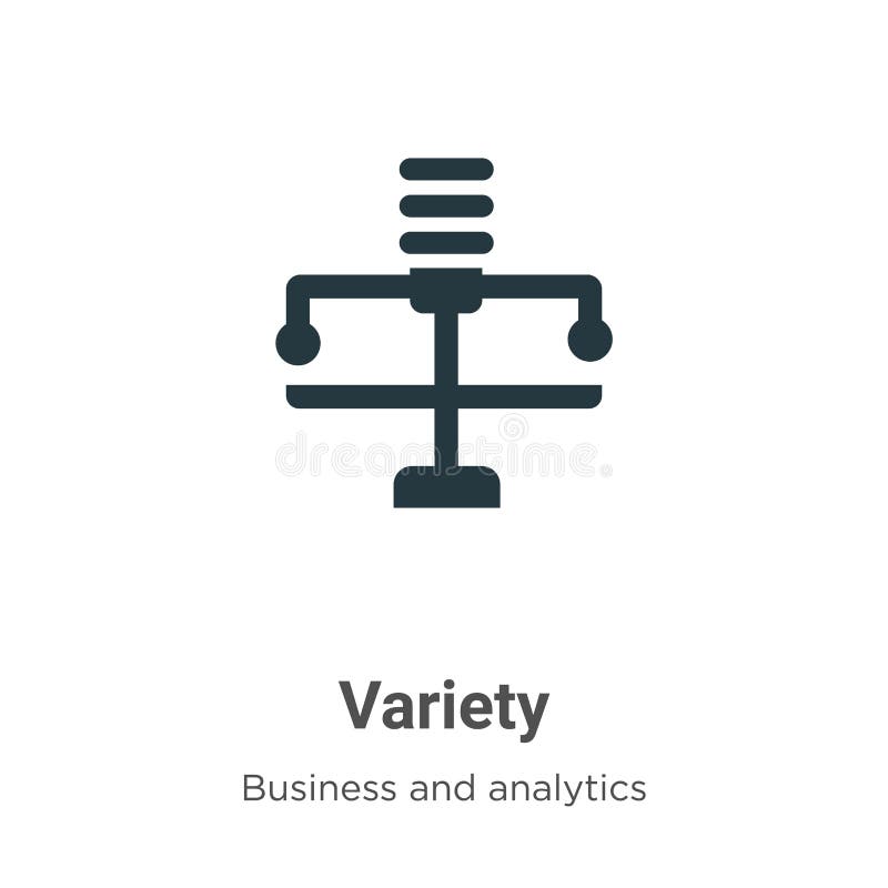 Variety Vector Icon on White Background. Flat Vector Variety Icon ...