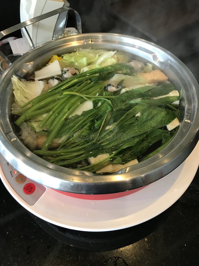 Suki pot. stock image. Image of dinner, nutrition, edible - 100830629