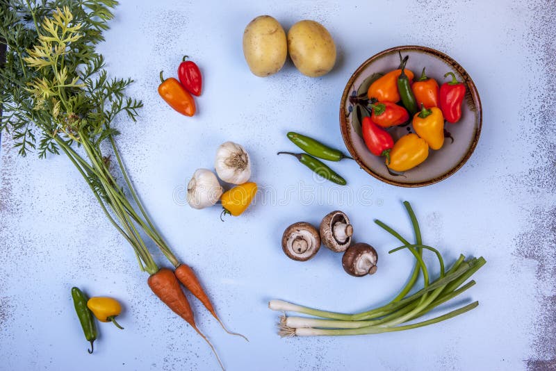Variety of veggies. stock photo. Image of organic, freshness - 56999918