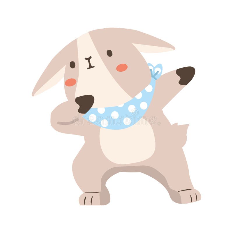 Various Animals Standing in Dub Dancing Poses Set Stock Vector ...