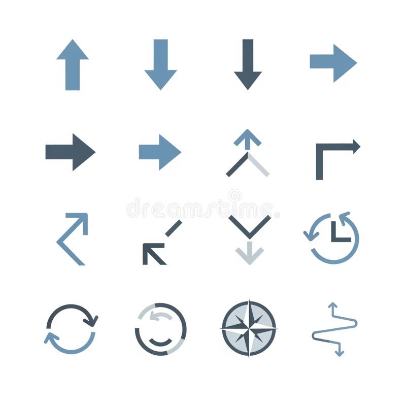 Second Blue Arrow Stock Illustrations – 4,424 Second Blue Arrow Stock ...