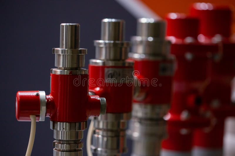 Various Assemblies and Components of Fire Extinguishing Equipment at ...