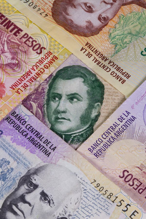 Various Banknotes from Argentina Stock Image - Image of argentina ...