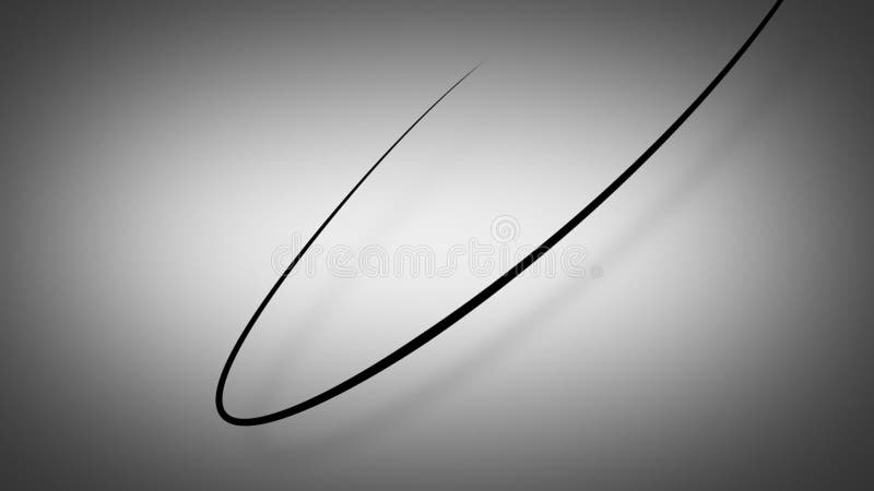 Various Black Strokes Over White Background with Spotlight Stock Video - Video of sparse ...