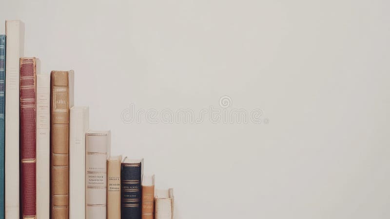 Various Books Showcasing Different Genres and Designs are Beautifully ...