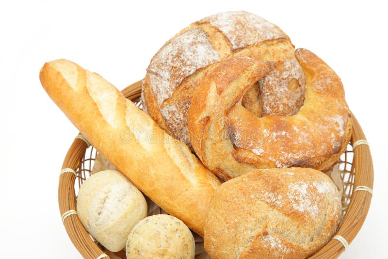 Various breads stock photo. Image of healthy, white, croissant - 44968426