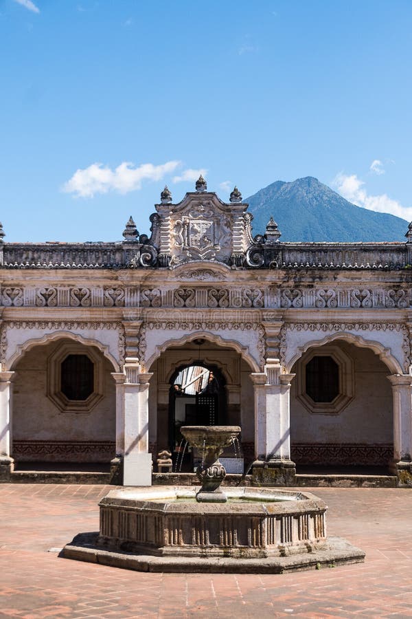 The Streets of Antigua, Guatemala Stock Photo - Image of painted ...