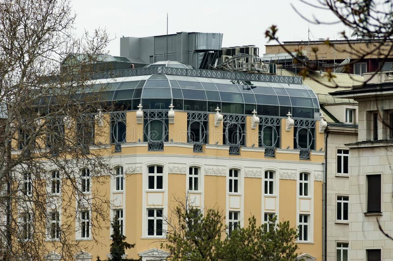 Various buildings in Sofia stock image. Image of town - 183549735