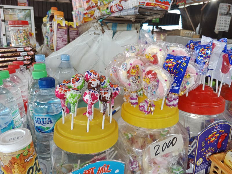 Snacks and Candy Aisle Display Inside of a Closing Blockbuster Video ...