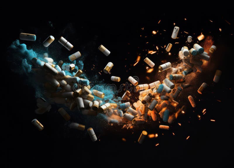 Various Capsules and Tablets with Nutritional Supplements or Drugs ...