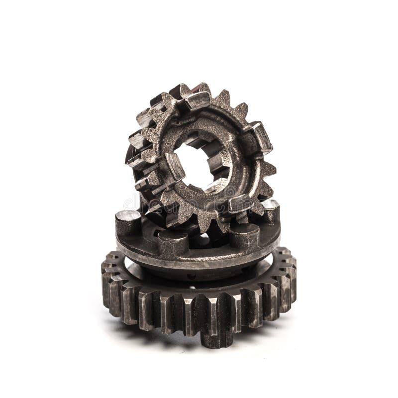 Various Car Parts and Accessories, Isolated on White Background - Image ...