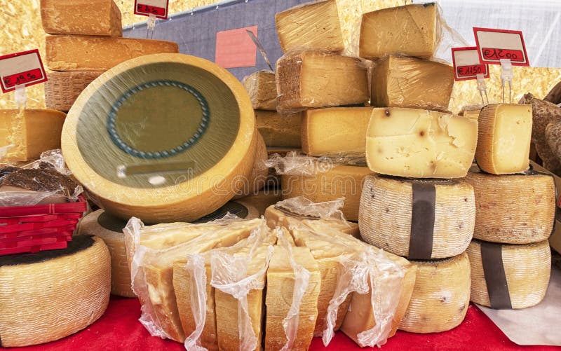 Various Cheeses, Different Varieties of Cheese , Close-up Stock Photo ...