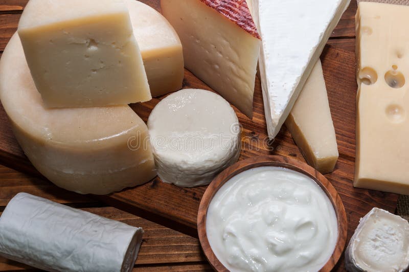 Various cheeses stock photo. Image of morbier, saint - 27868702