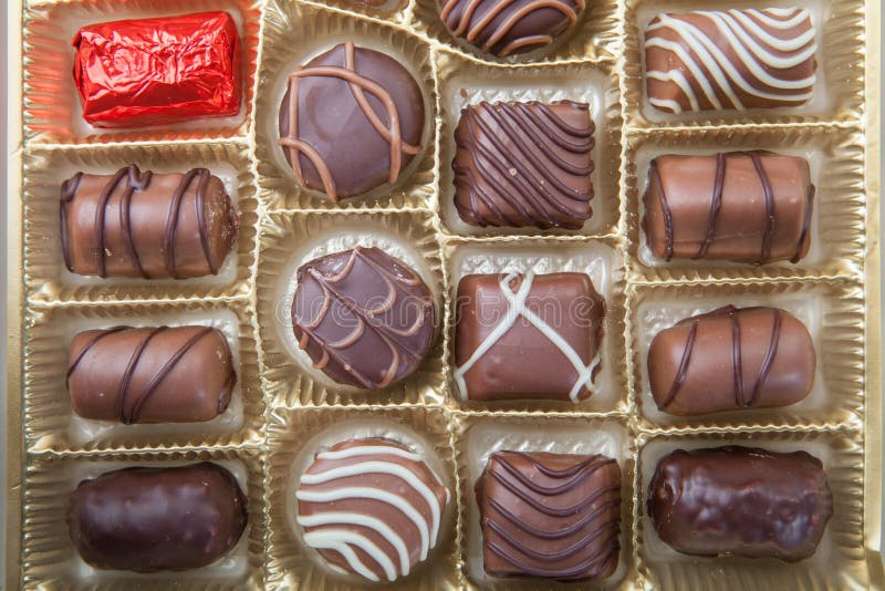 Various chocolate candies stock image. Image of assorted - 46636461