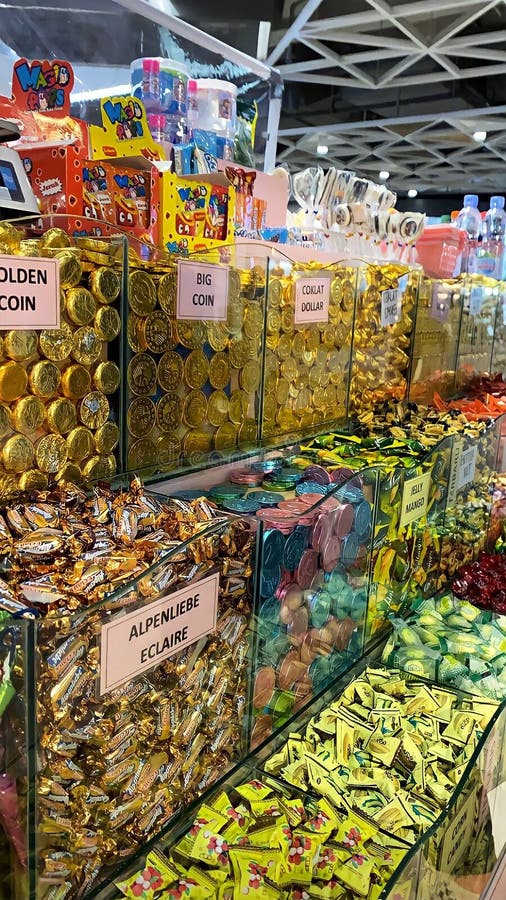 Various chocolate candy editorial photo. Image of bazaar - 262445491