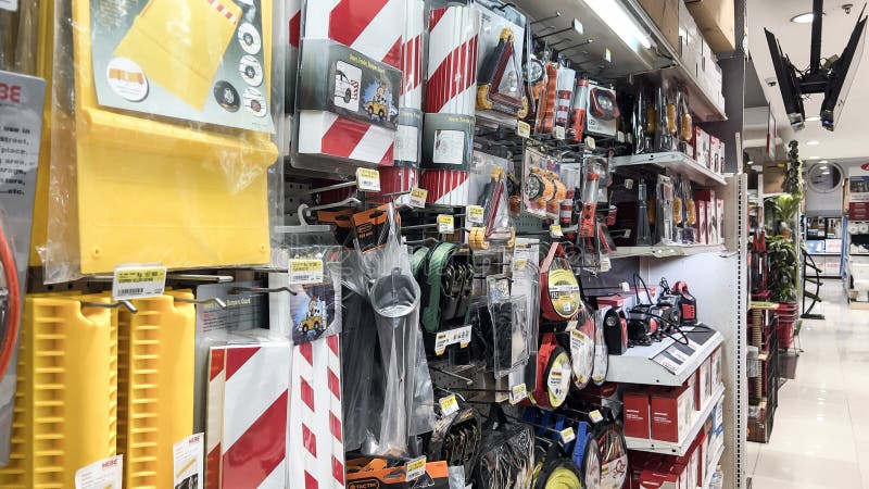 Various Choice of Hardware Tools Display in Ace Store. Ace Hardware is ...