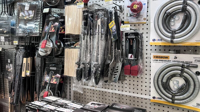 Various Choice of Hardware Tools Display in Ace Store. Ace Hardware is ...