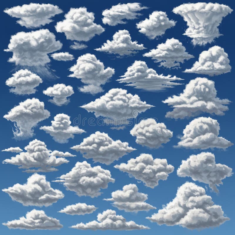 Various Cloud Types Stock Illustrations – 388 Various Cloud Types Stock ...