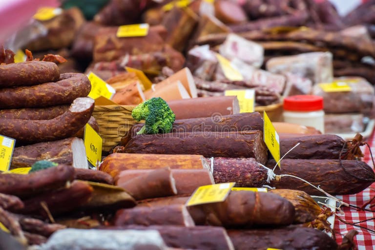 Various cold cuts stock photo. Image of tasty, delicatessen - 51929402