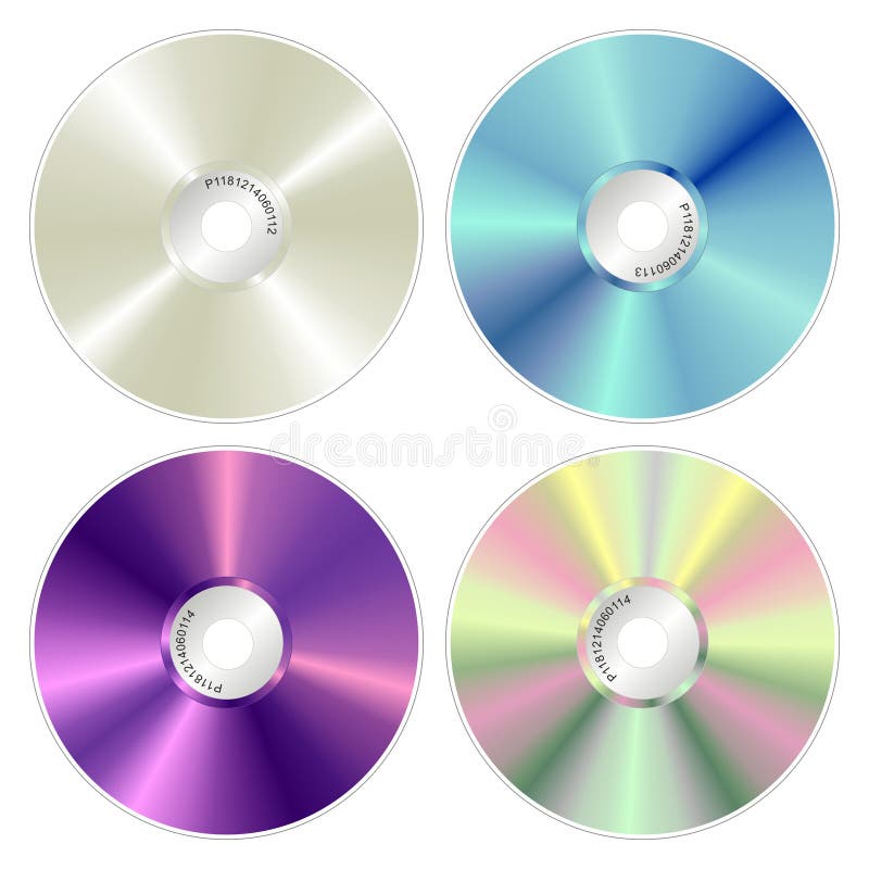 Set of Color Compact Digital Cameras Stock Illustration - Illustration ...