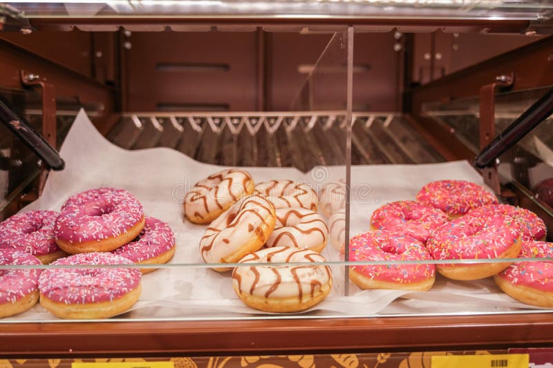 Various Color Donuts Window Stock Photos - Free & Royalty-Free Stock ...