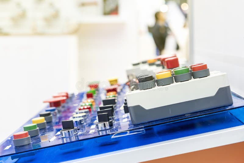 Push Button Switch on Off and Status Lamp for Monitor or Show Function ...