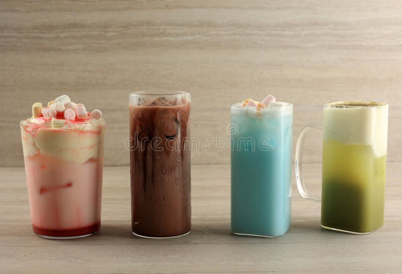 Various Color Milk Shake stock photo. Image of cold - 306859728