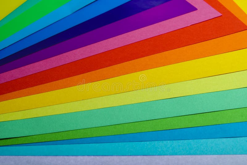 Various color paper stock photo. Image of print, element - 12538434