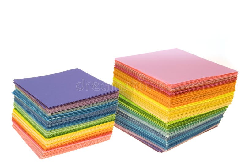 Various color paper stock stock photo. Image of variation - 12008406