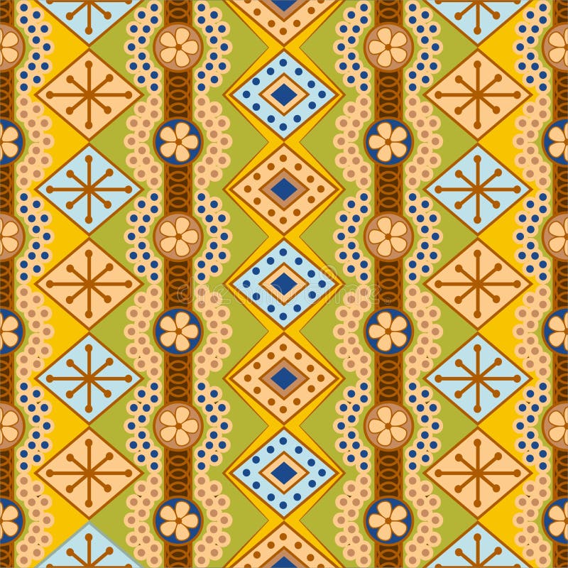 Various colored motifs stock vector. Illustration of ethnic - 22654464