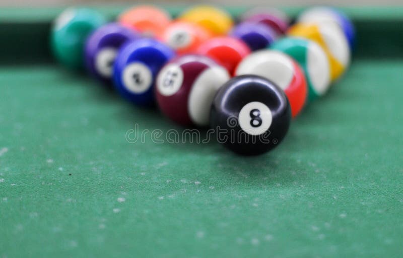 Billiards Balls on Table Game Stock Photo - Image of brazil, life ...