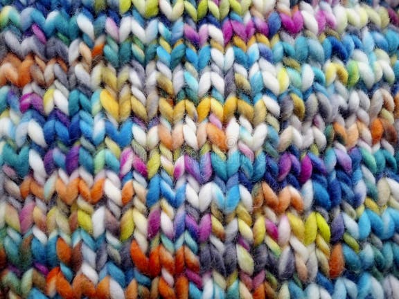 Various Colored Wool Used As an Example of the Product Stock Image ...