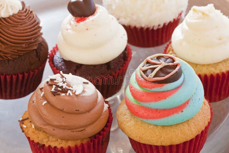 Various colorful cupcakes stock photo. Image of cuisine - 40677148